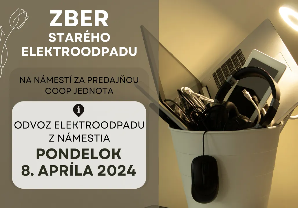 Jarný zber veľkokapacitného odpadu, železa, elektroodpadu a textilu ...